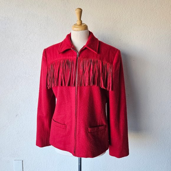 Vintage | Jackets & Coats | Vintage New Frontier 9s Does 40s50s Red ...